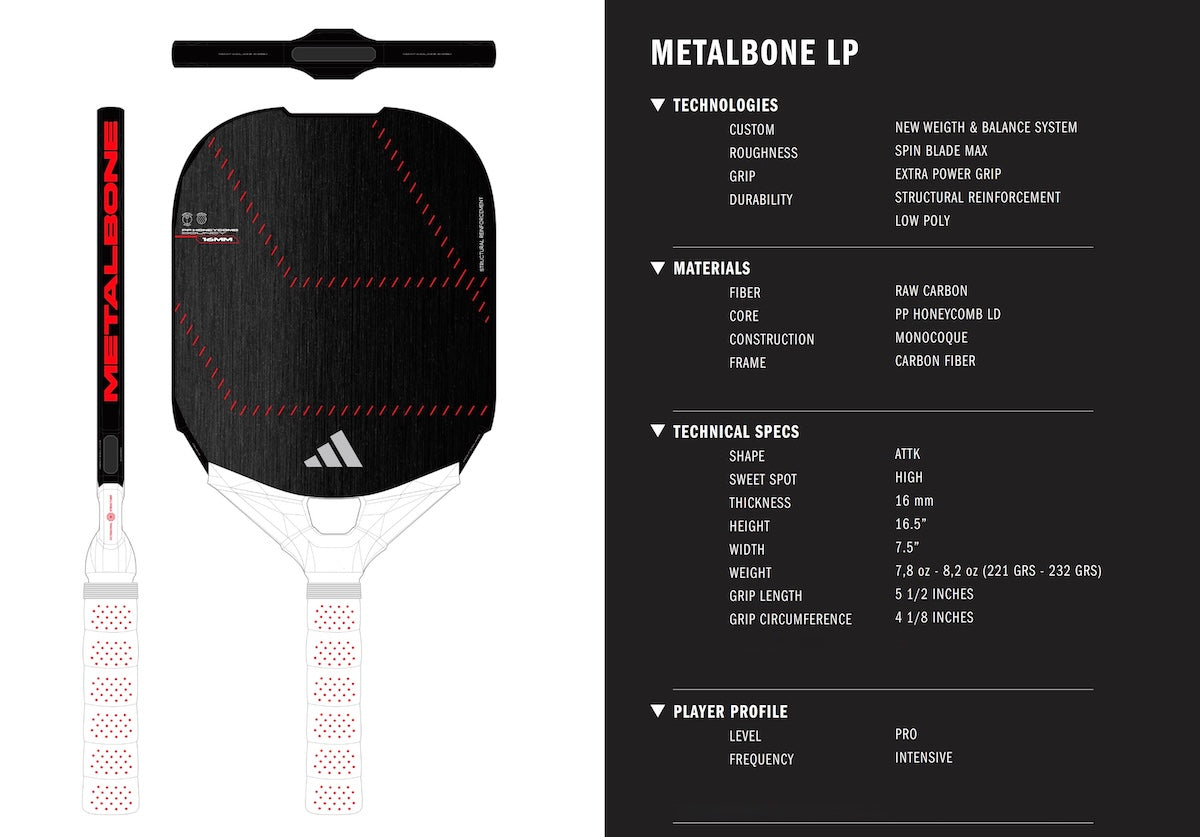 Expert review of the adidas Metalbone 2025 pickleball paddles – The Kitchen